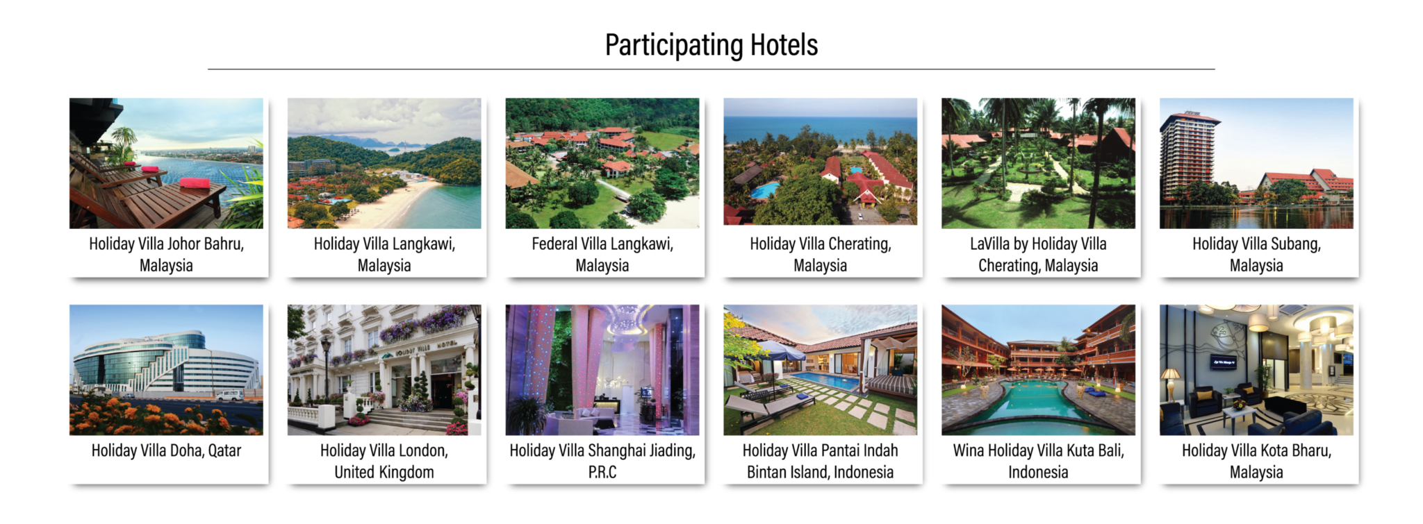 Loyalty Program Holiday Villa Resort Beachclub Langkawi